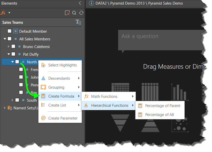 Using Parent-Child Hierarchies